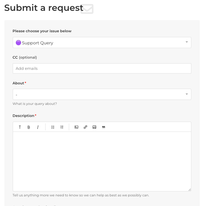 Submitting and tracking requests in our help center Customer Portal – CX Experts