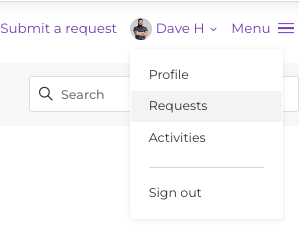 Submitting and tracking requests in our help center Customer Portal ...